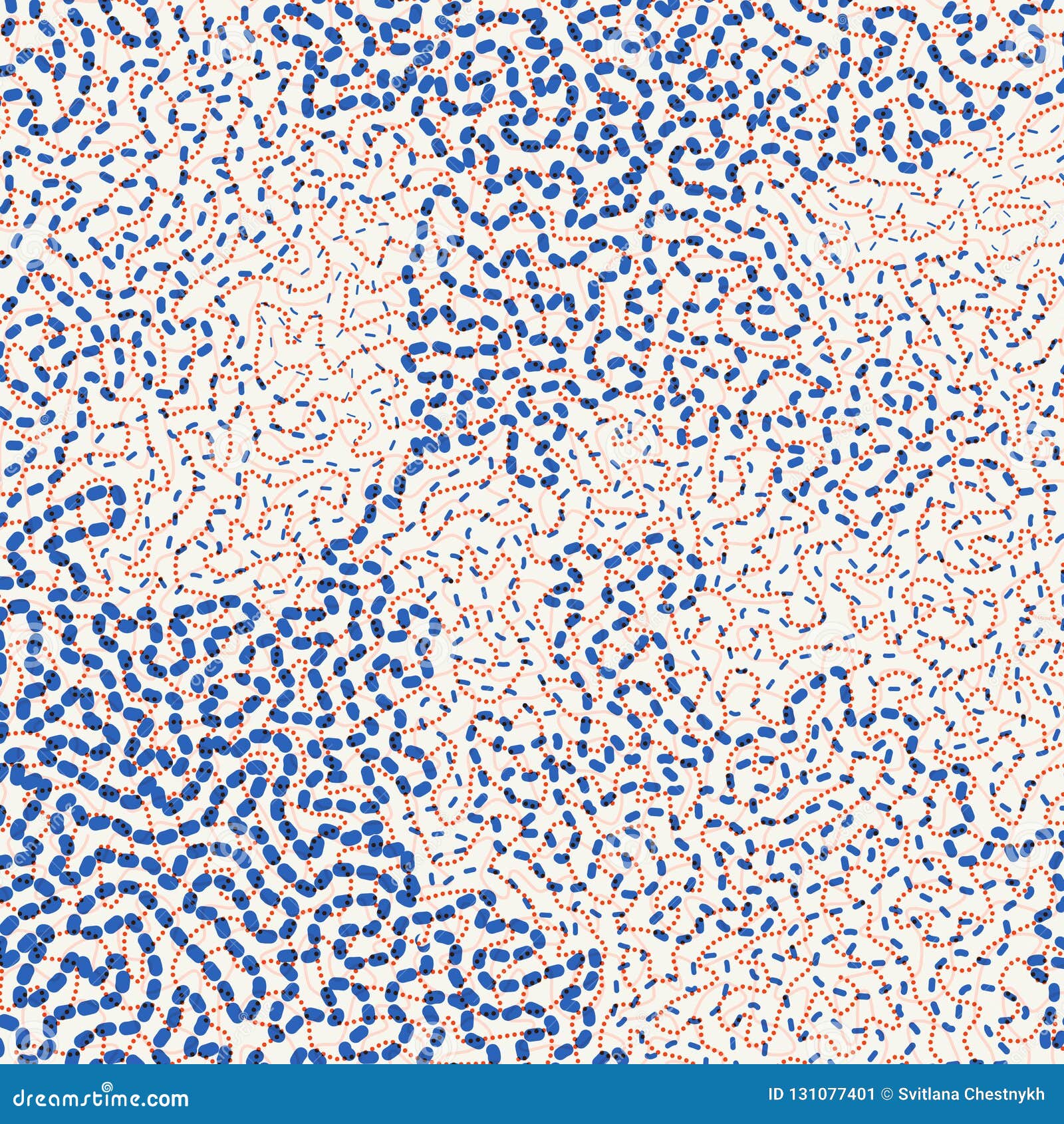 Trendy Abstract Background in Navy Blue and Peach Colors. Stock Vector ...