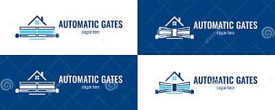 Trendy Automatic Gate System Logo Stock Vector - Illustration of ...