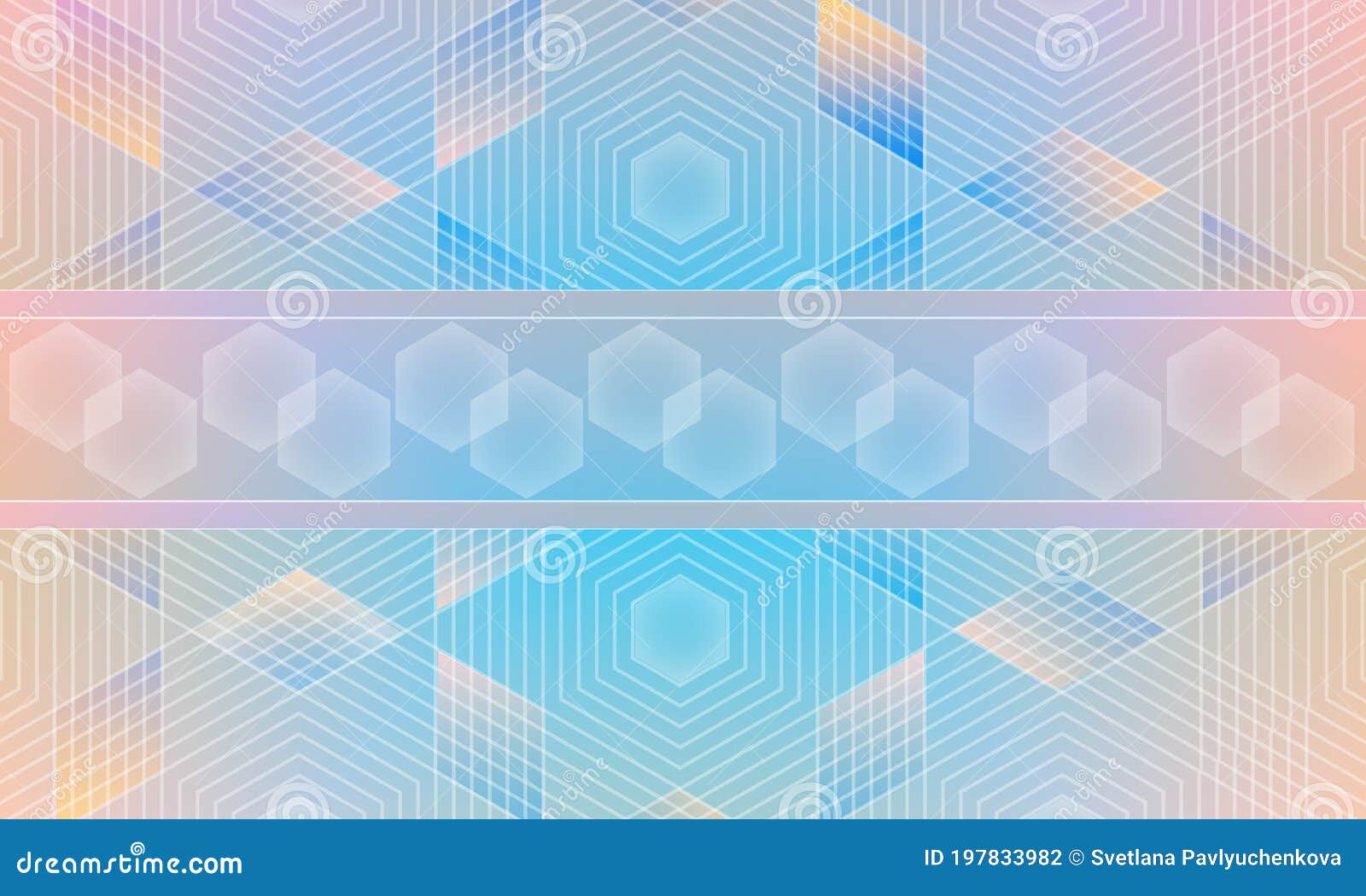 Trendy Background Pattern of Geometric Shapes and a Horizontal Insert ...