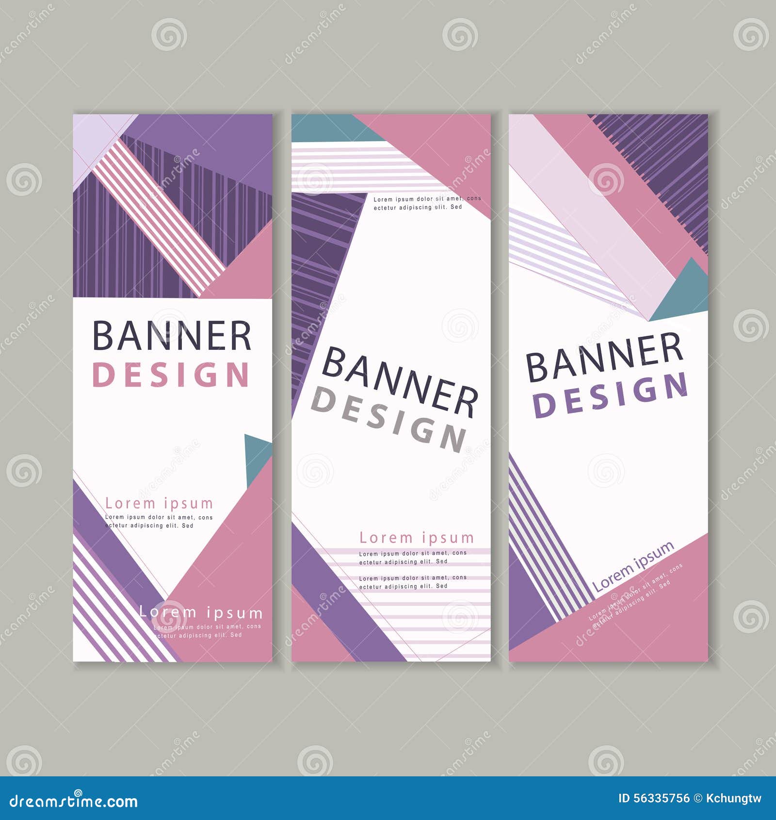 Trendy Banner Template Design Stock Vector - Illustration of design ...