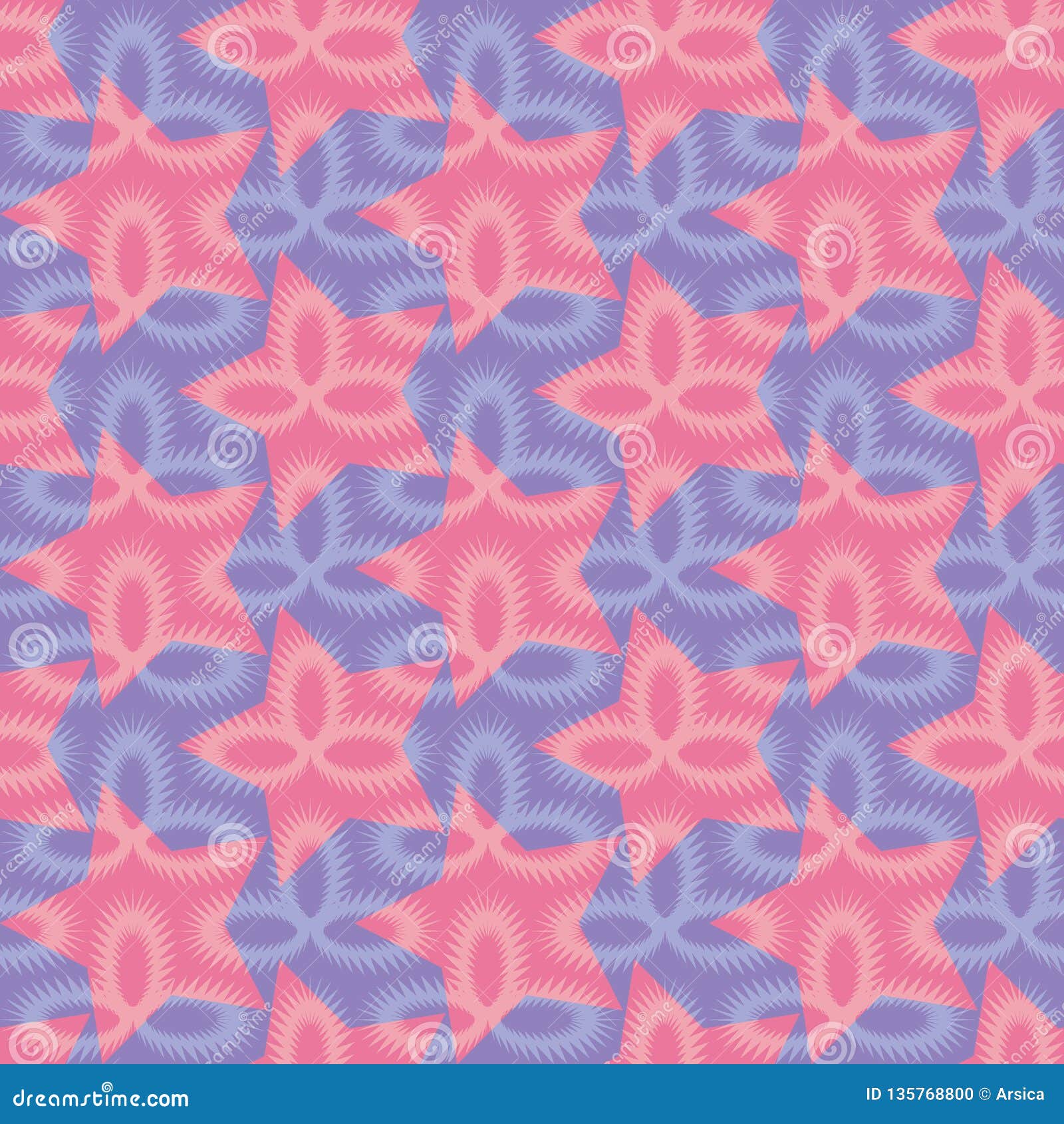 Trendy Blue Star Pattern. Space Background Stock Vector - Illustration ...