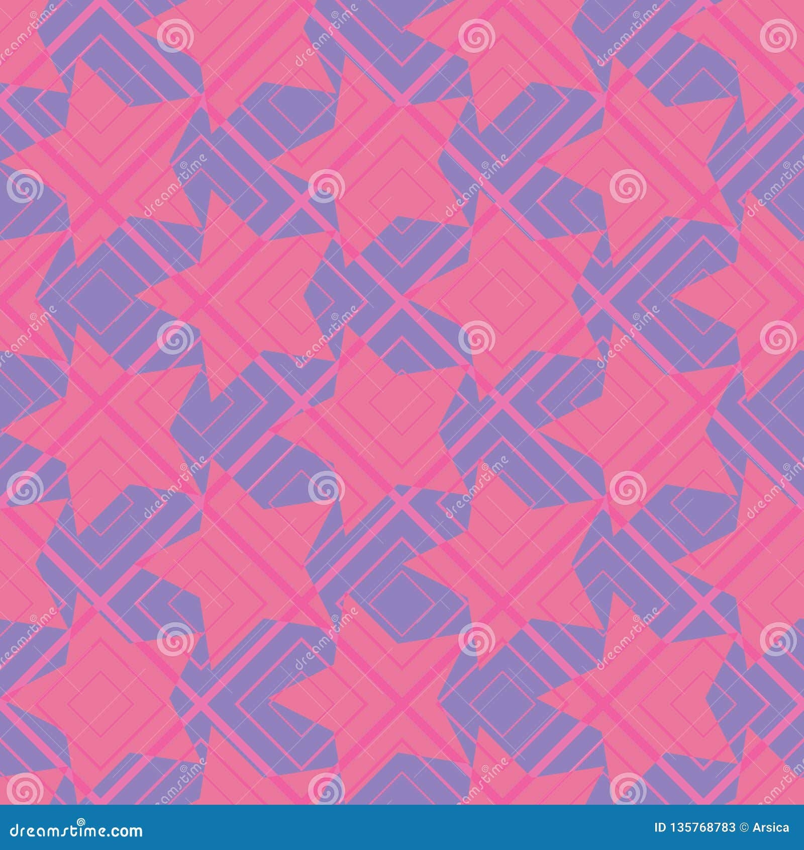 Trendy Star Pattern. Vector Abstract Graphic Design. Stock Vector ...