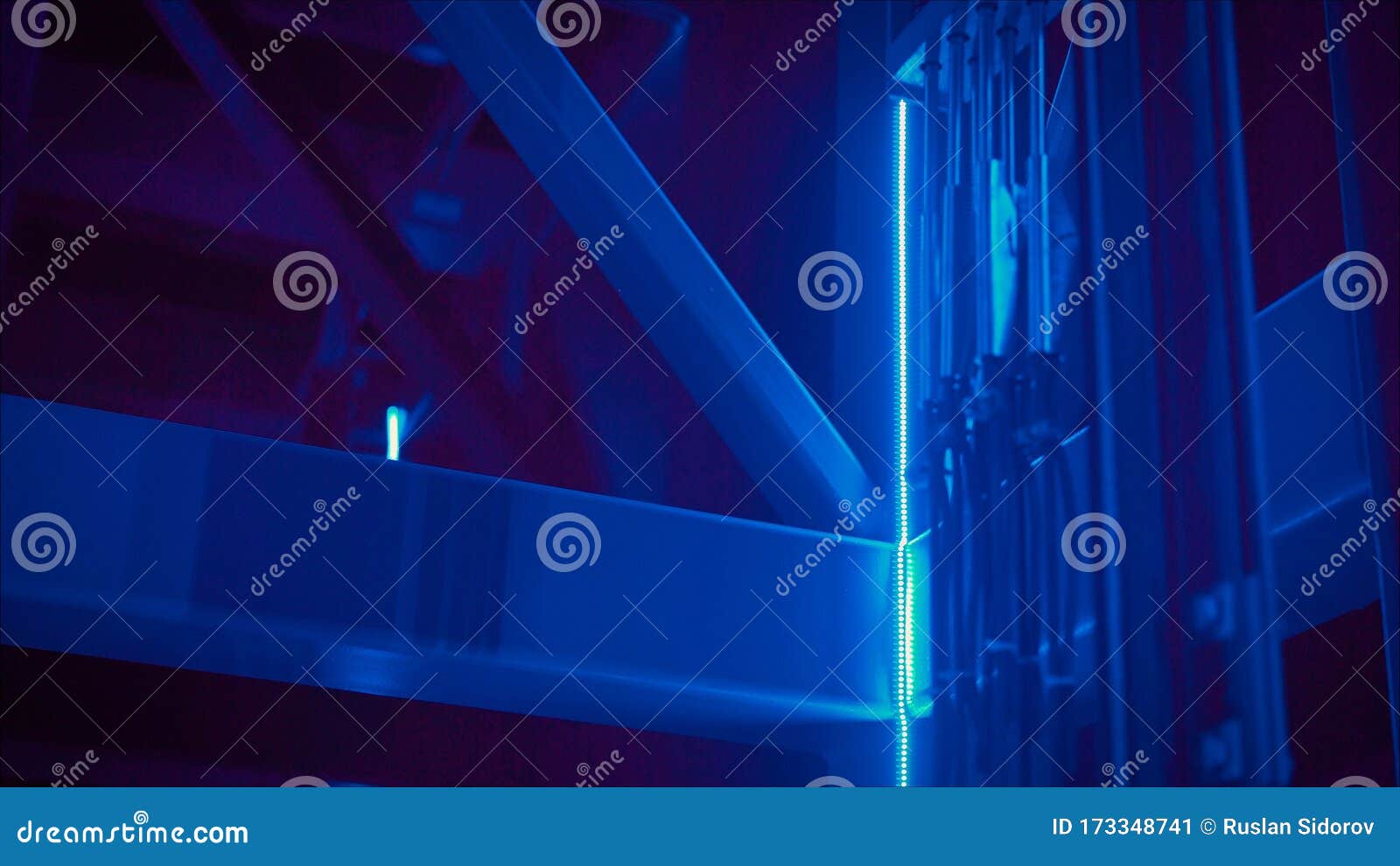 Abstract Blue Background. Trendy Blue Tech Background Stock ...