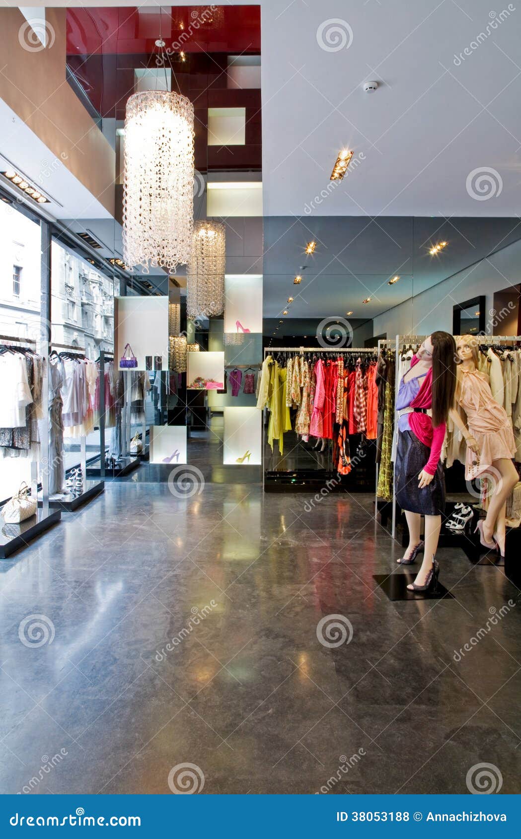 Trendy boutique stock photo. Image of designer, decoration - 38053188