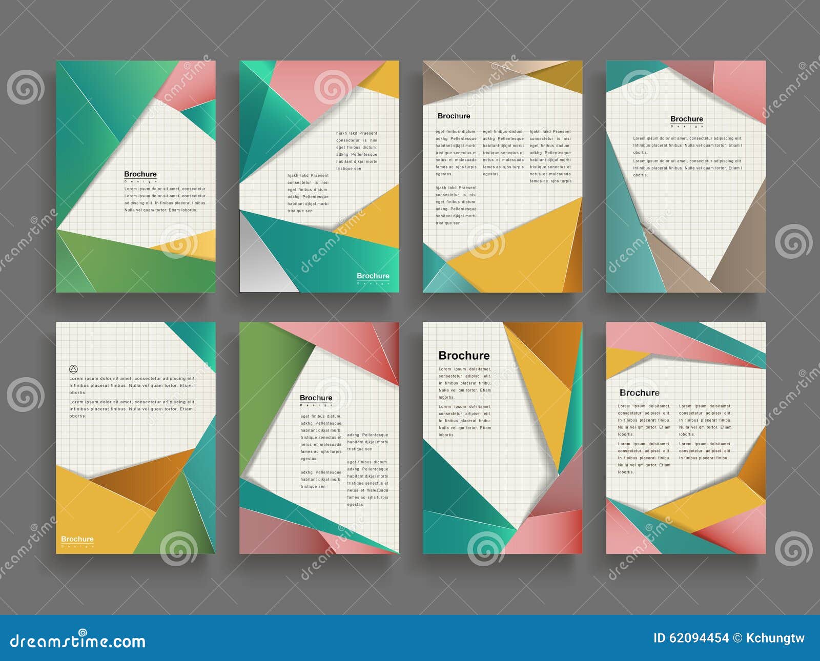 Trendy brochure template stock vector. Illustration of fold - 62094454