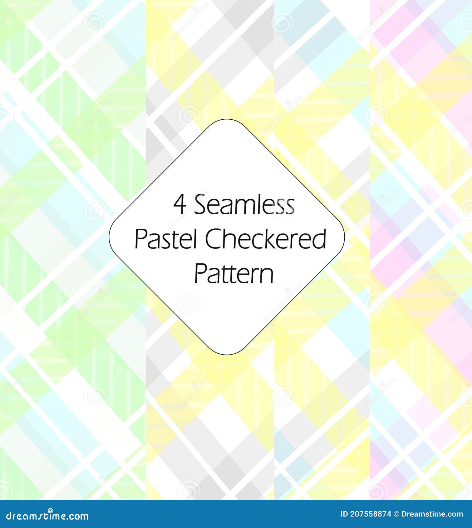 Shaded Checkered / Pepita Background. Vector Illustration ...