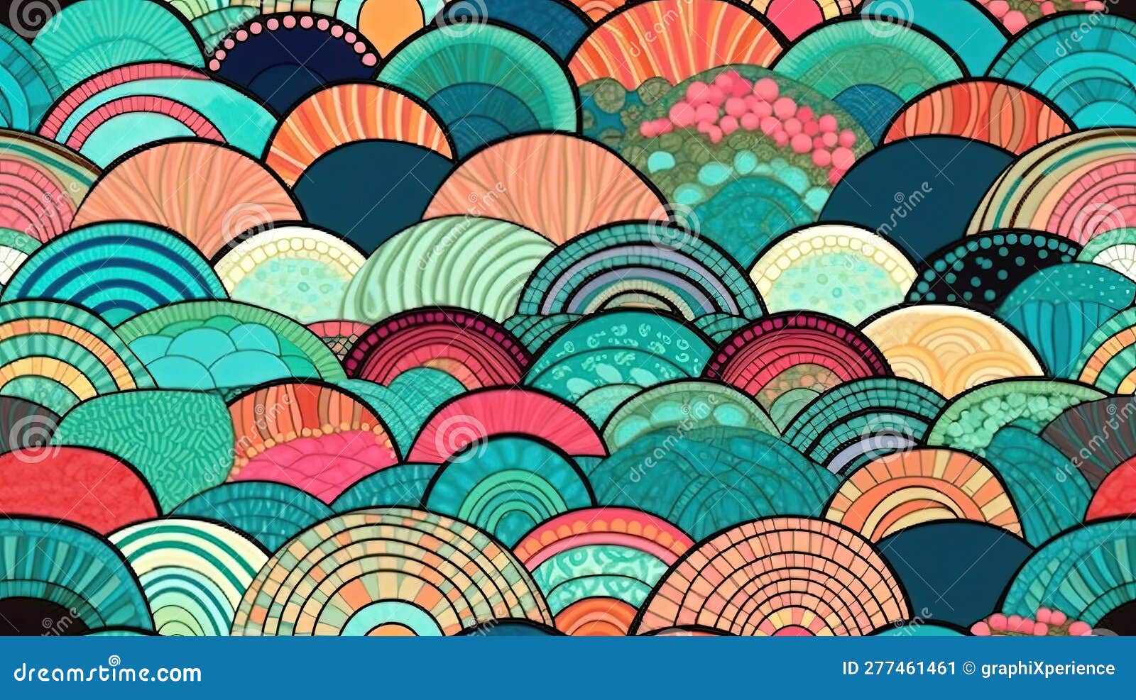 Vivit Color Fabric Pattern Design Stock Illustration - Illustration of ...