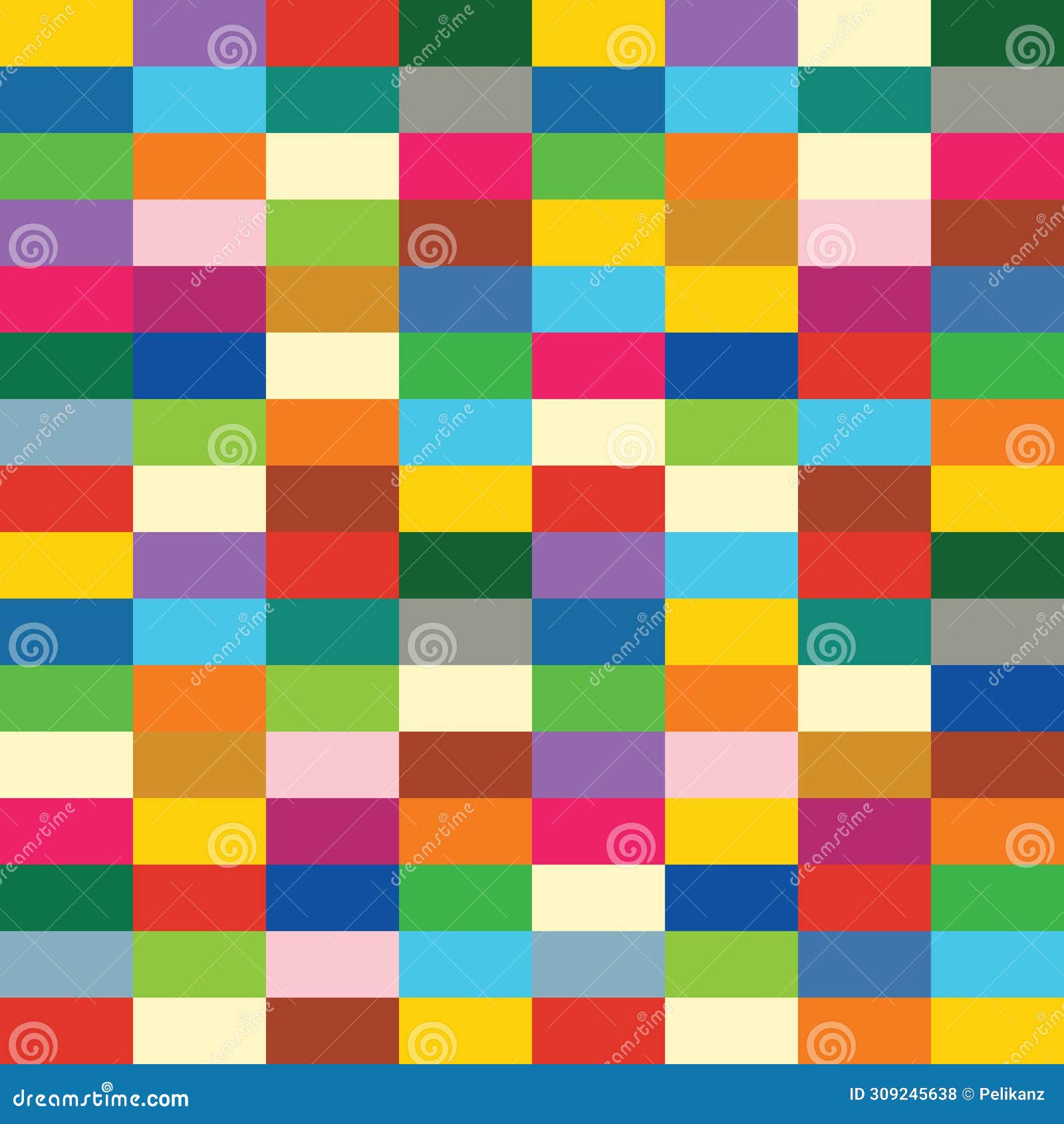 Trendy Colorful Modern and Abstract Rectangle Pixels Bright Pattern ...