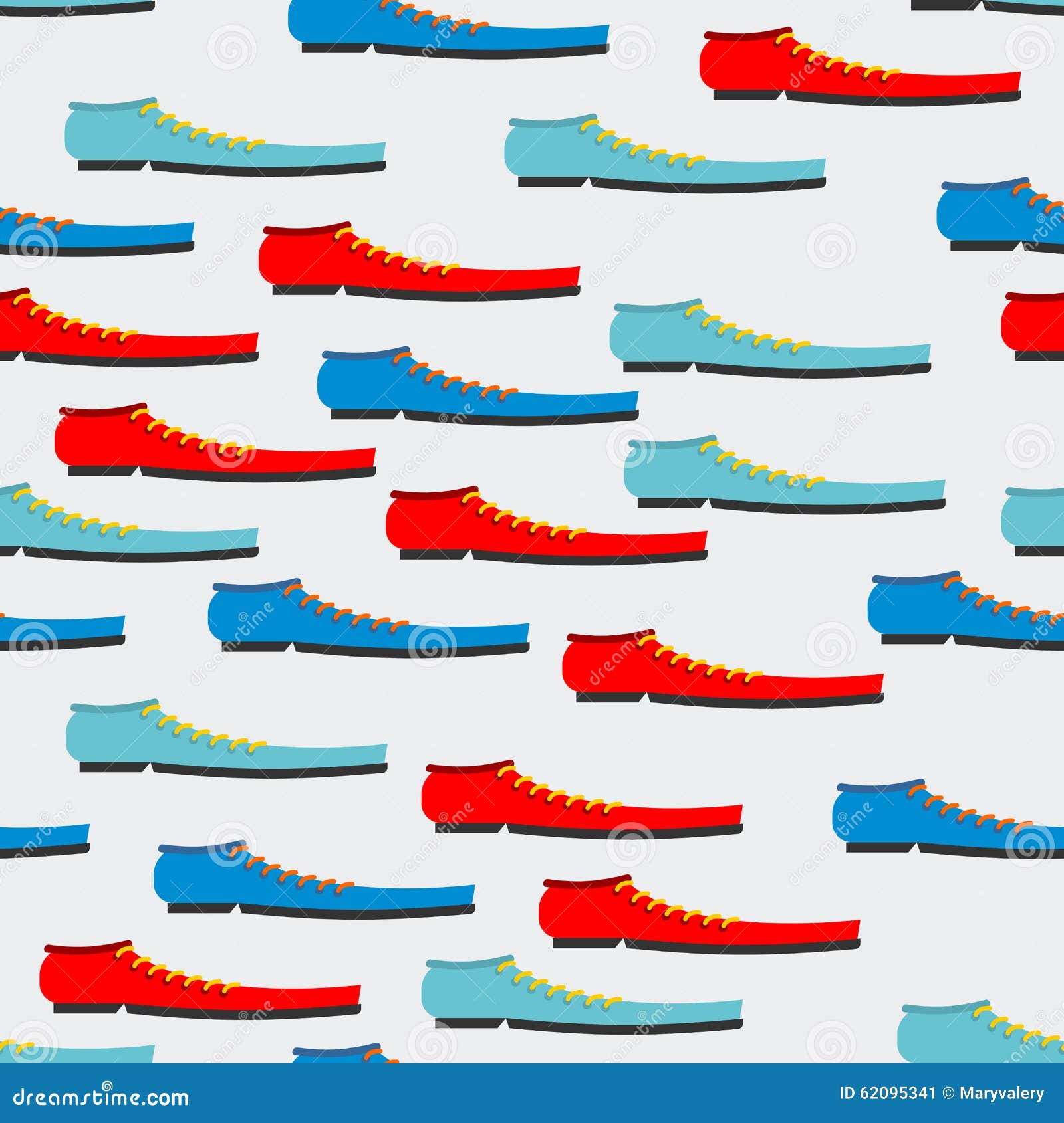 Trendy Colorful Shoes Seamless Pattern. Background of Boot Stock Vector ...