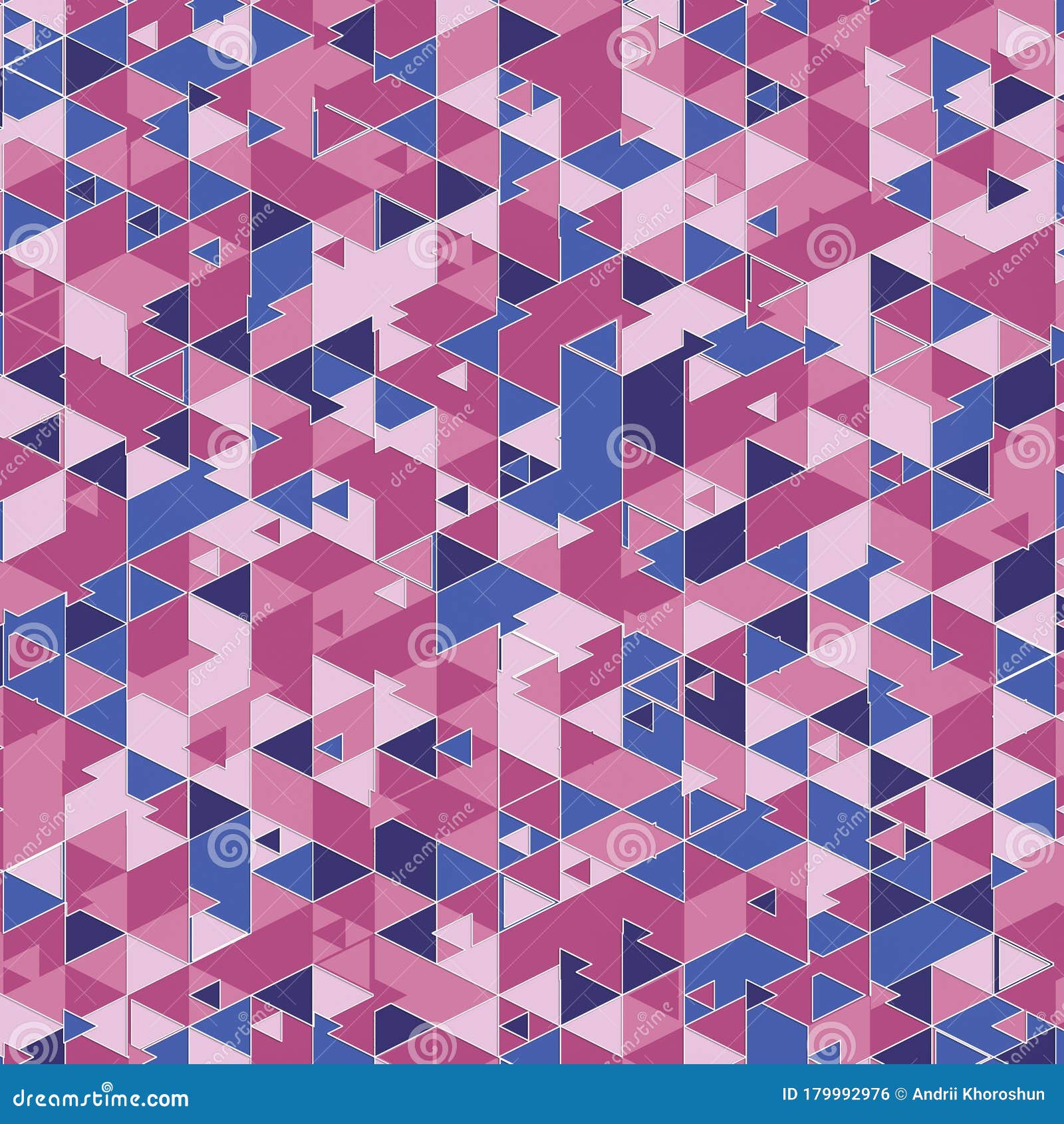 Trendy Colorful Triangular Shapes Pattern Modern Presentation Template ...