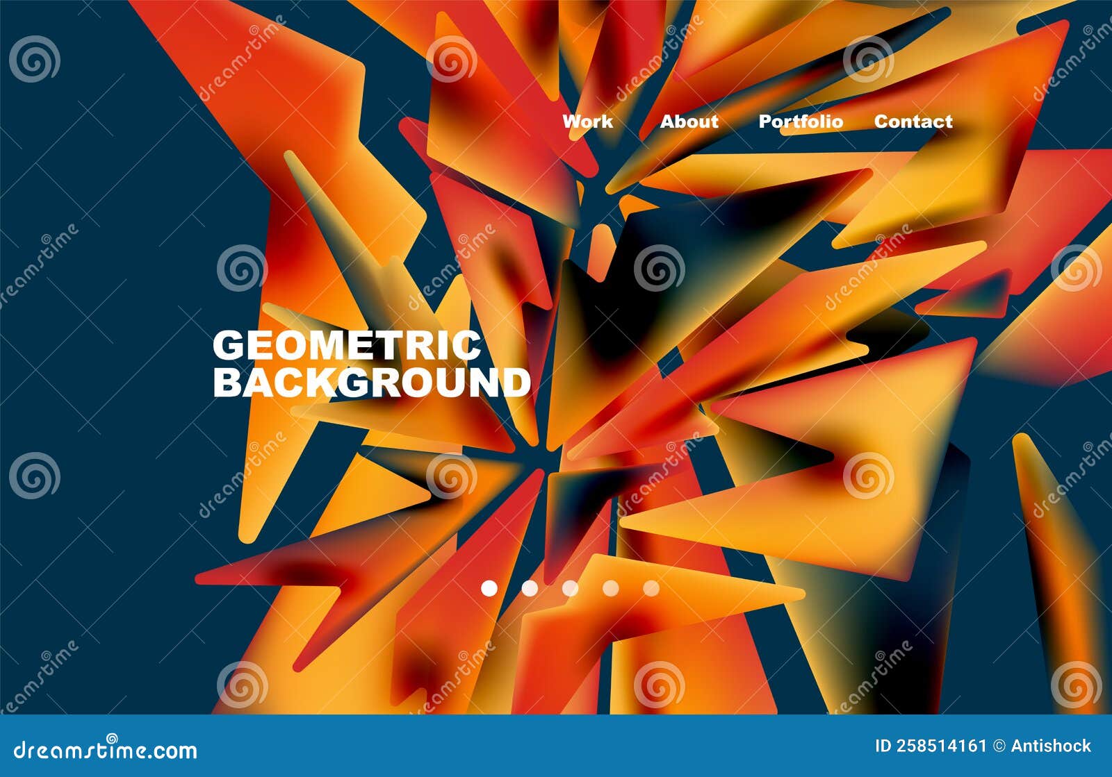 Trendy Creative Background Design Template Stock Vector - Illustration ...