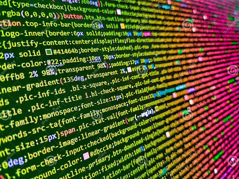 Trendy Design. Abstract Screen of Software V. Unsecured and Dangerous ...
