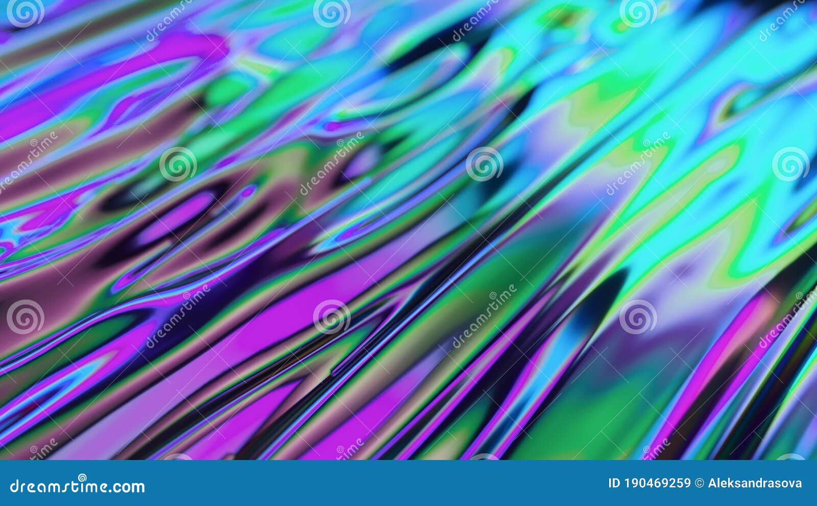 Trendy Design 3d Background. Iridescent Effect Stock Illustration ...
