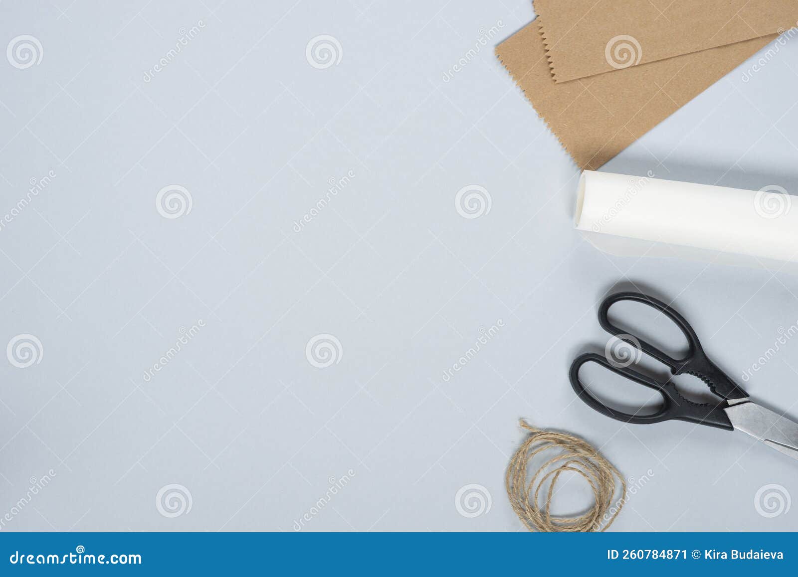 Trendy Diy Crafting Background for Handmade. Tool Set with Paper ...