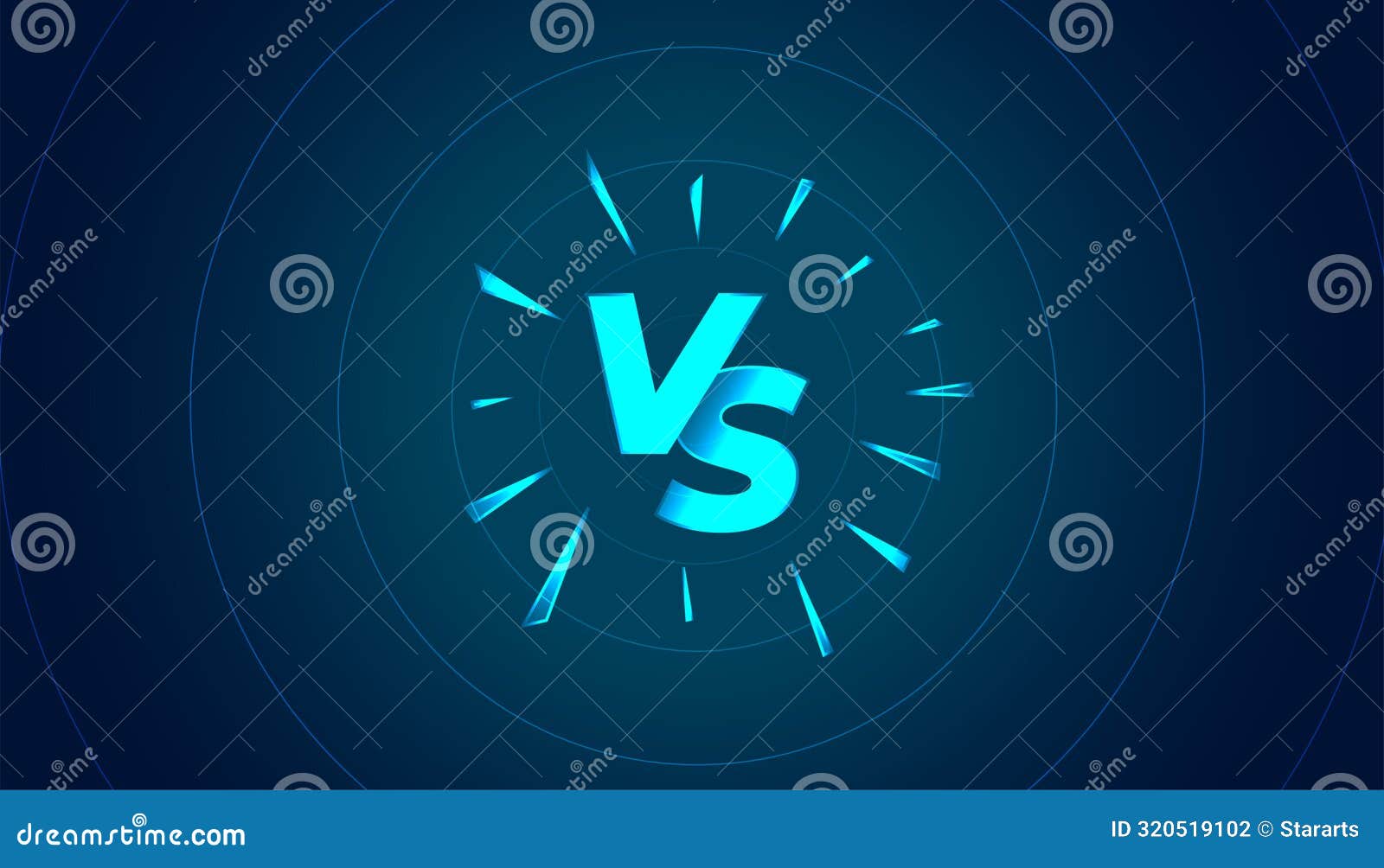 Trendy Dual Combat Versus Vs Poster For Esport Streamer Vector ...