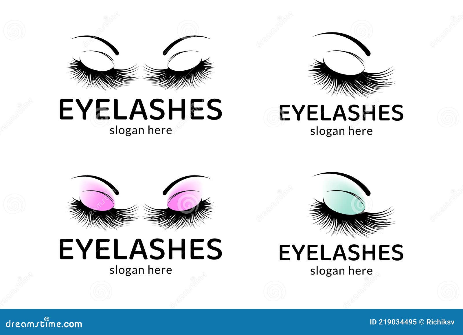 Trendy eyelashes logo stock vector. Illustration of eyelid - 219034495