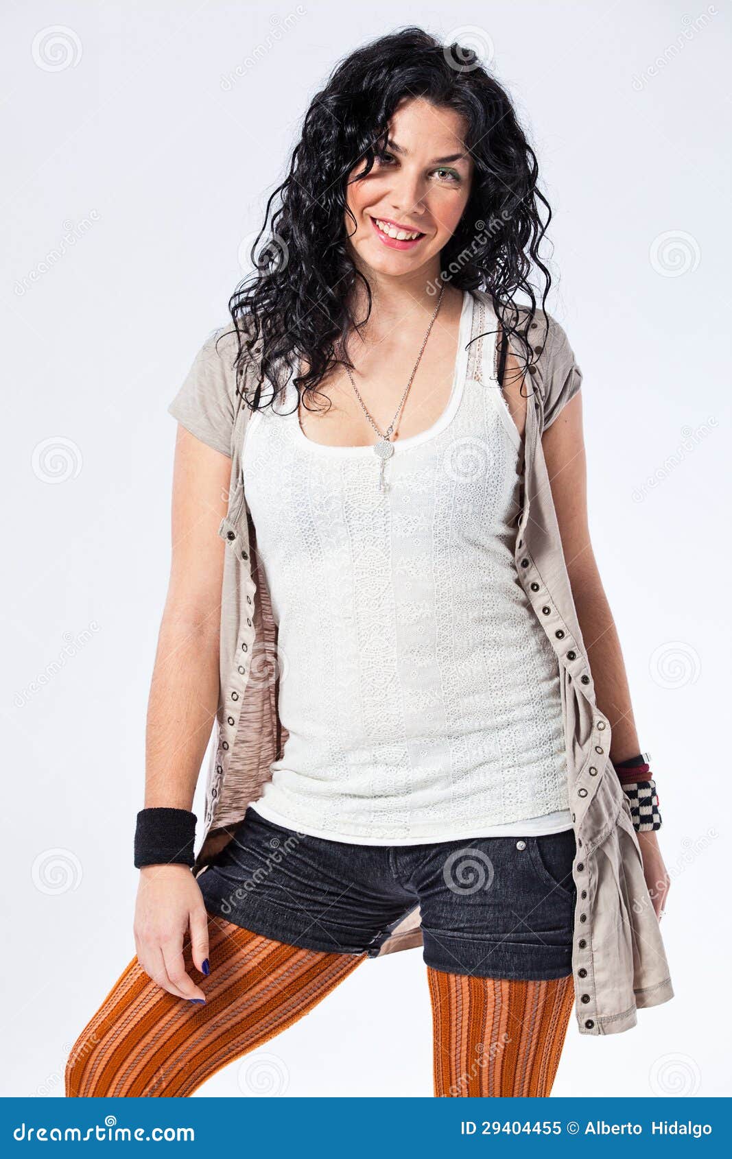 Trendy Funky Girl stock image. Image of stylish, adult - 29404455