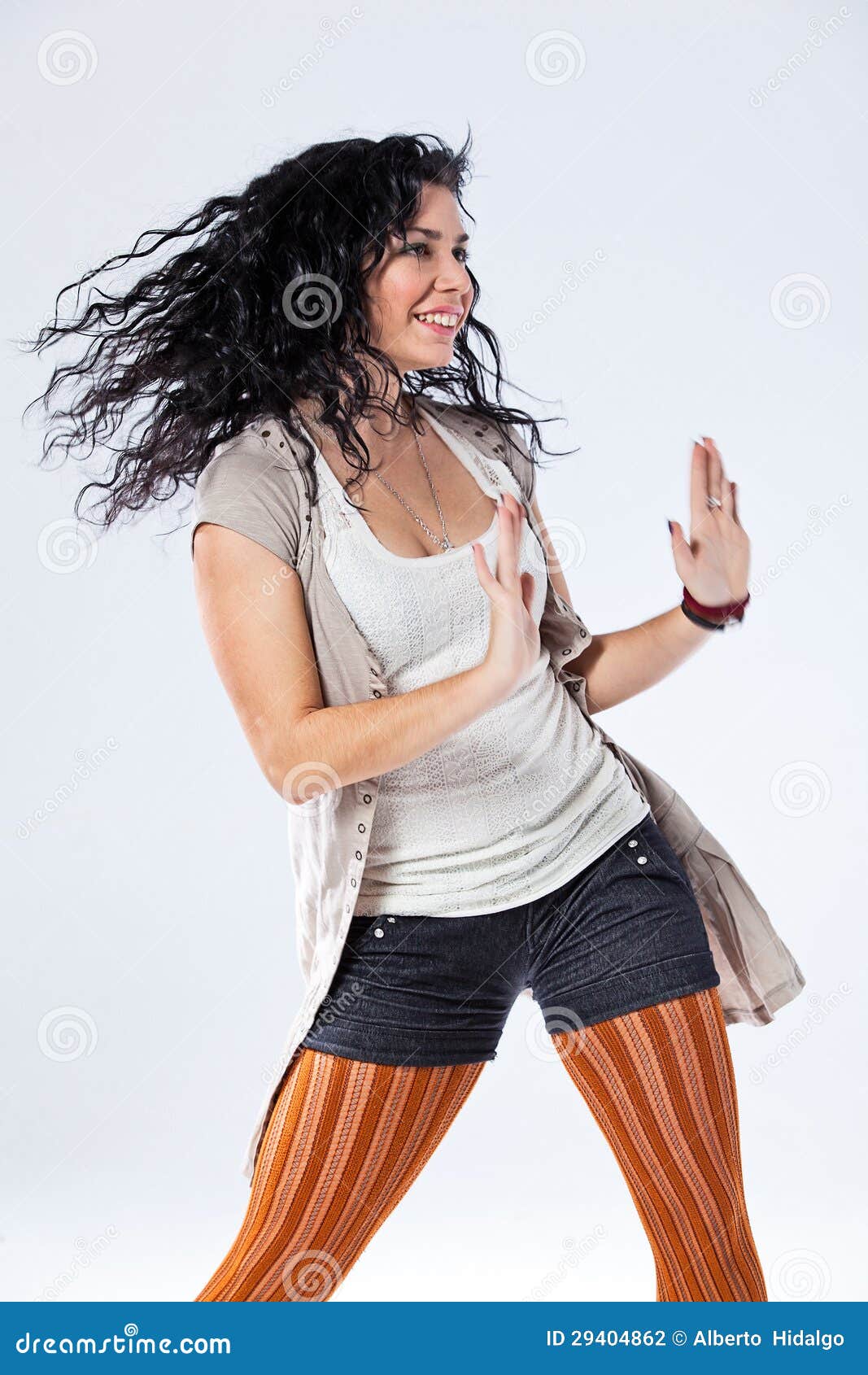 Trendy Funky Girl stock photo. Image of person, trendy - 29404862