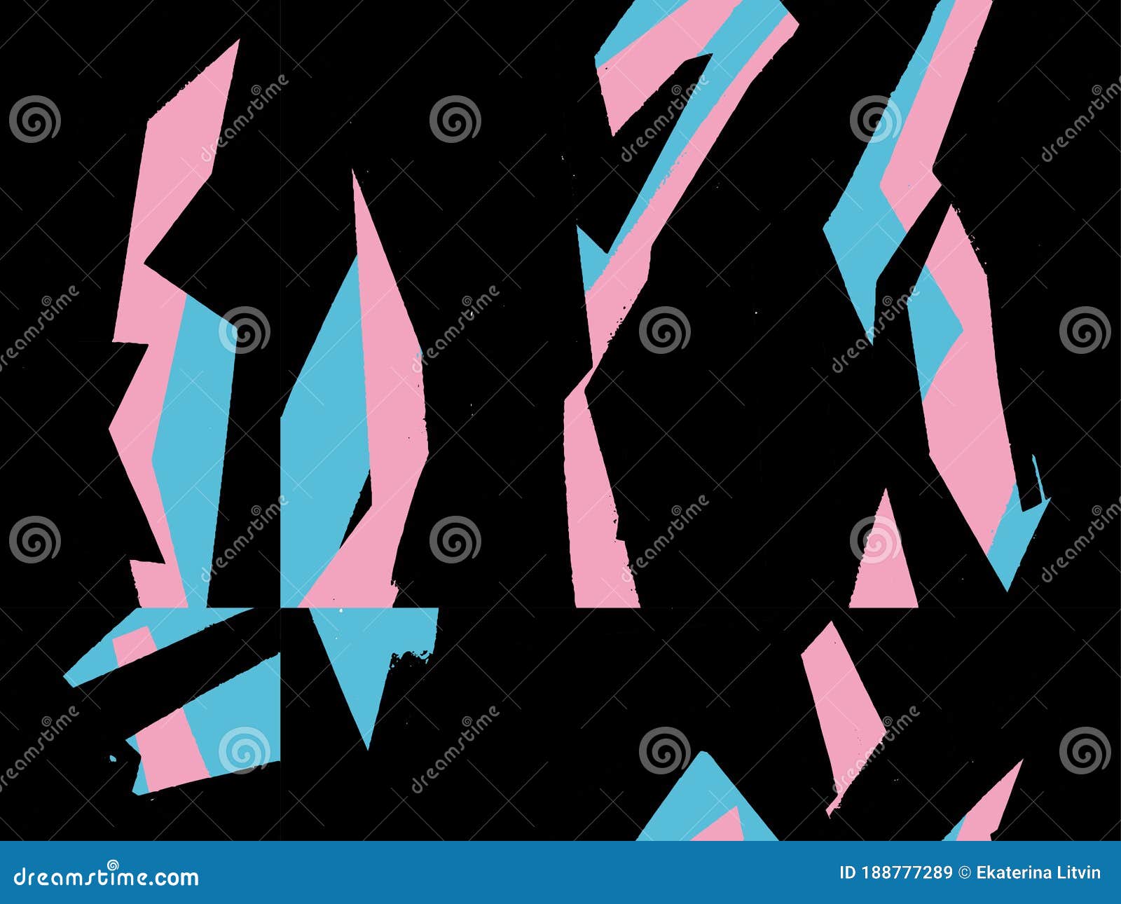 Trendy Geometric Pattern with Geometry Shapes Elements Stock Vector ...