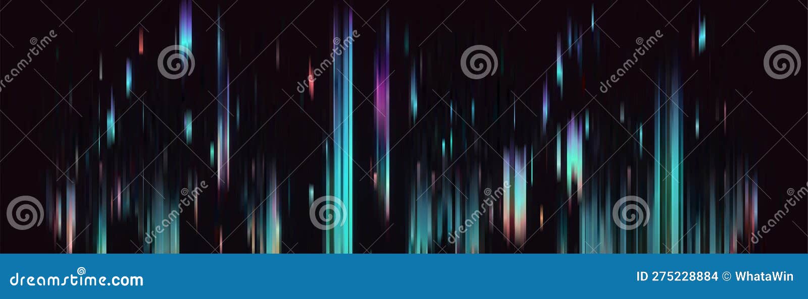 Trendy Glitch Pattern on Dark Background. Modern Style Vector. Abstract ...