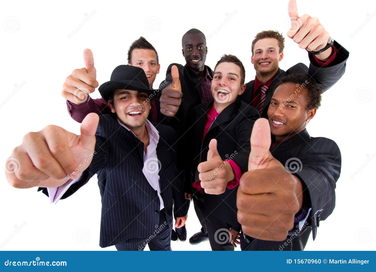 Trendy Group of Sucessful Businessmen Stock Photo - Image of ...