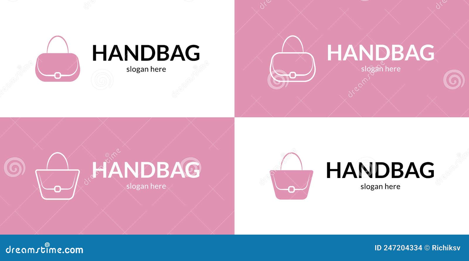 Trendy handbag logo stock vector. Illustration of craft - 247204334