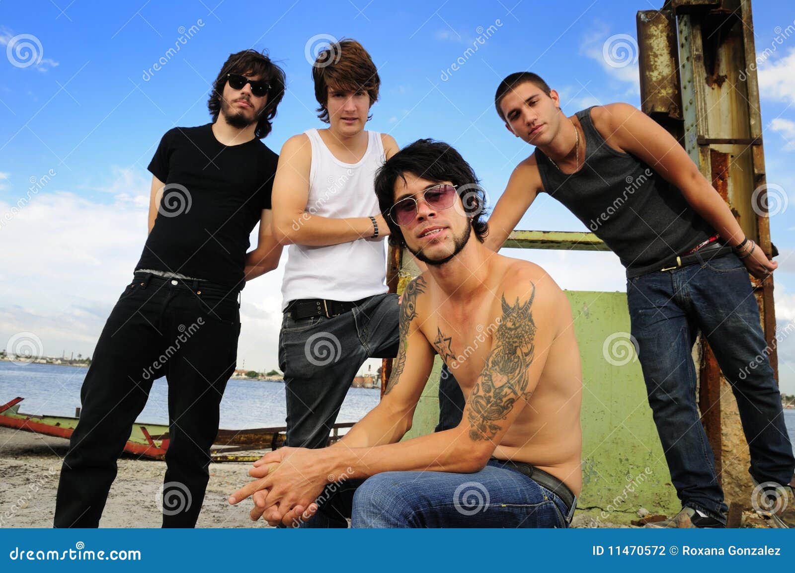Trendy hispanic guys stock photo. Image of attractive - 11470572