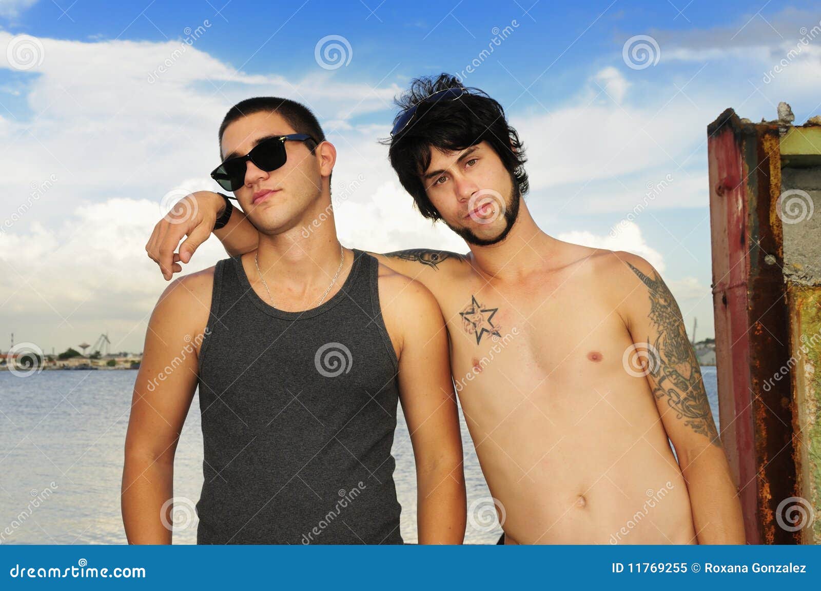 Trendy hispanic guys stock image. Image of concept, faces - 11769255