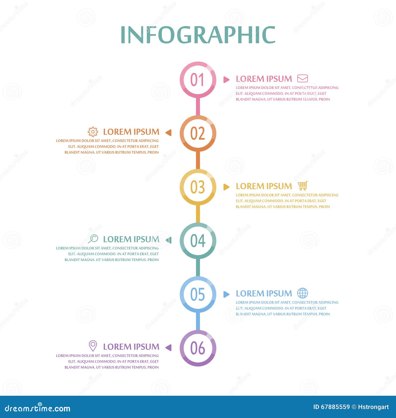 Trendy infographic design stock illustration. Illustration of info ...