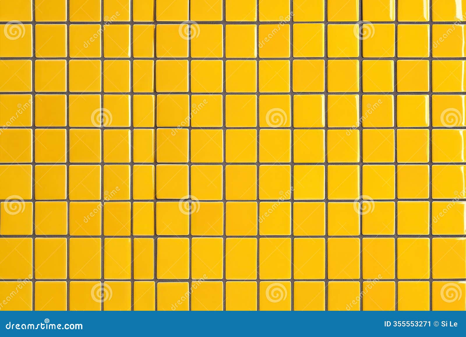 Trendy Interior Background: Yellow Ceramic Tile Texture Pattern in ...