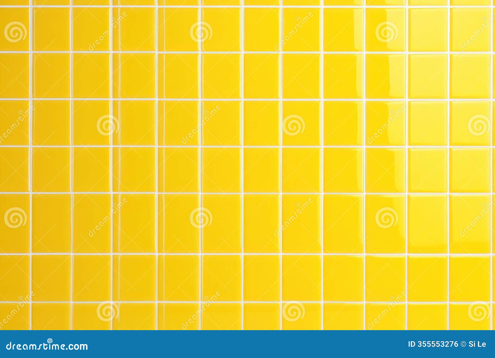 Trendy Interior Background: Yellow Ceramic Tile Texture Pattern in ...