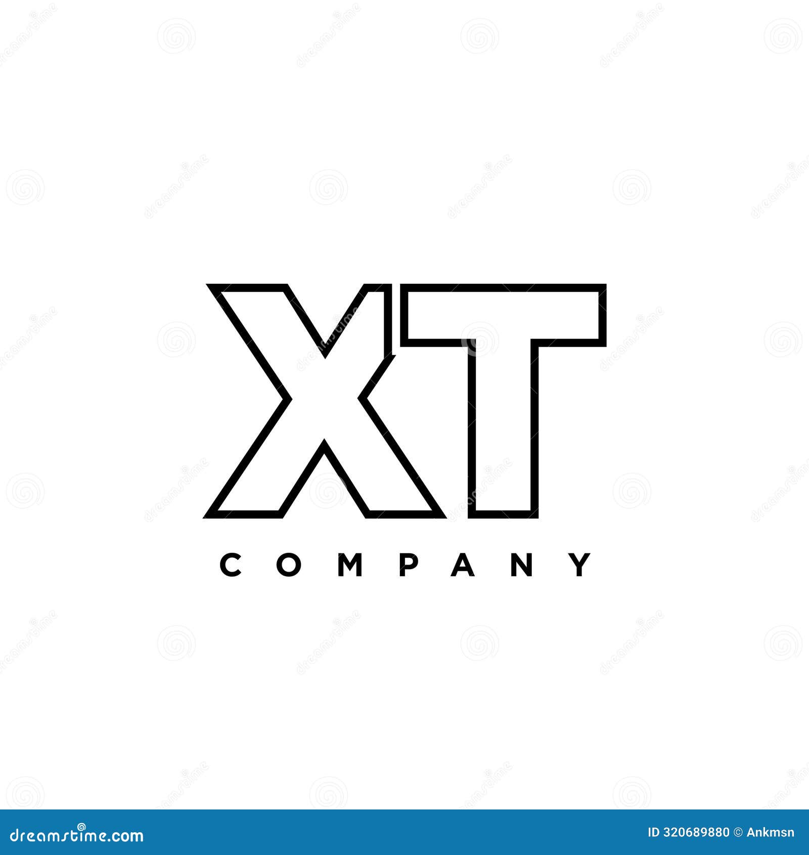 Letter X and T, XT Logo Design Template. Minimal Monogram Initial Based ...