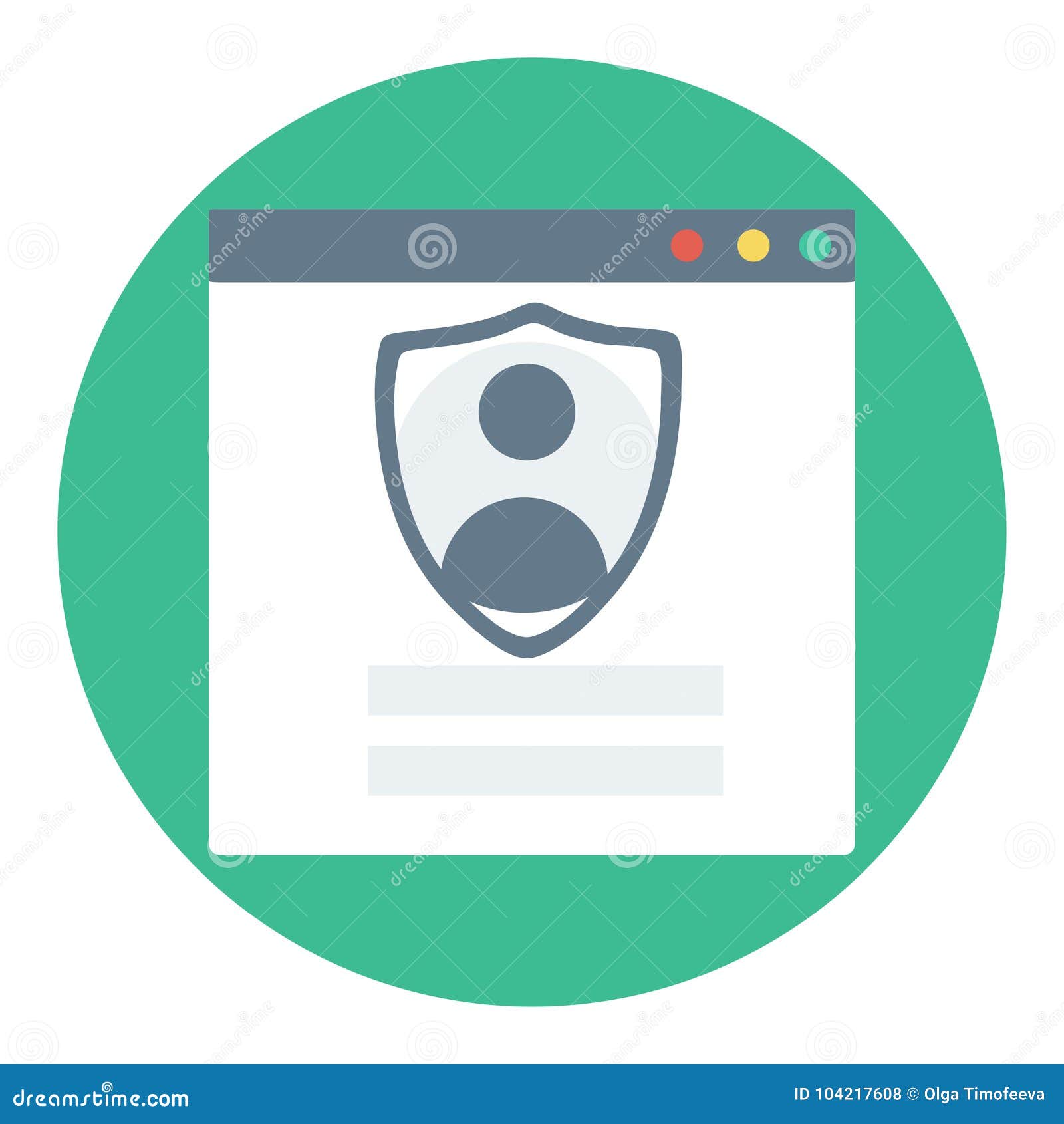 Trendy Login or Authorization Screen Stock Vector - Illustration of ...