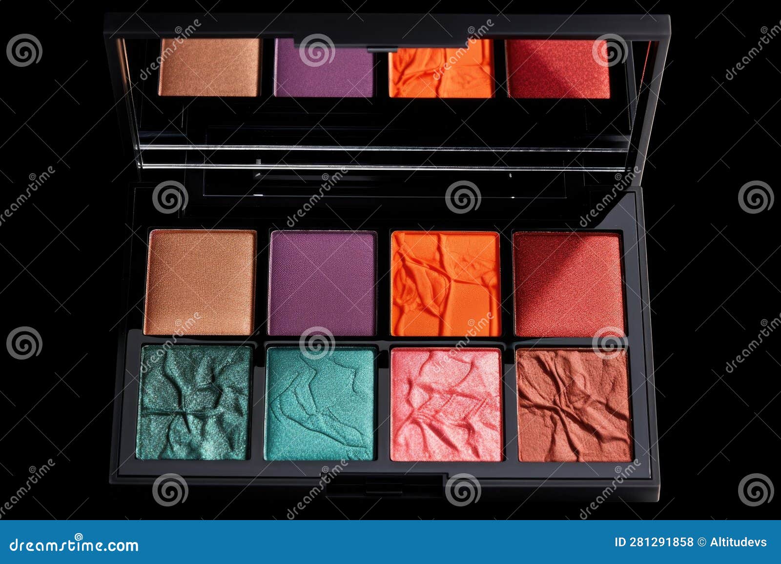 Trendy Makeup Palette with Bold Colors and Textures for a Statement ...