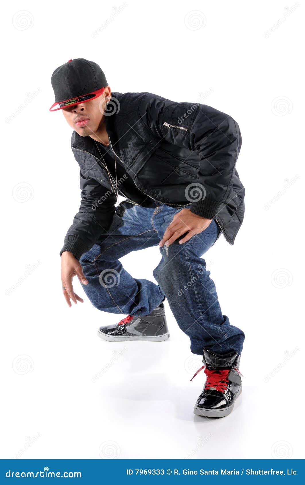 Trendy man hip hop dancing stock image. Image of white - 7969333
