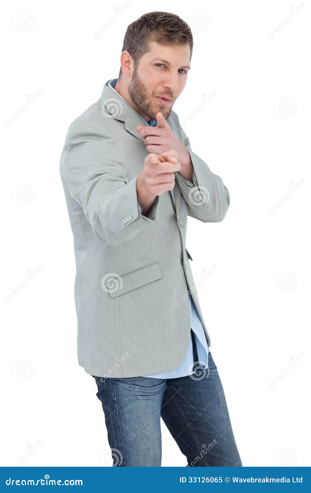 Trendy Model Posing Wearing a Blazer Stock Image - Image of adult ...