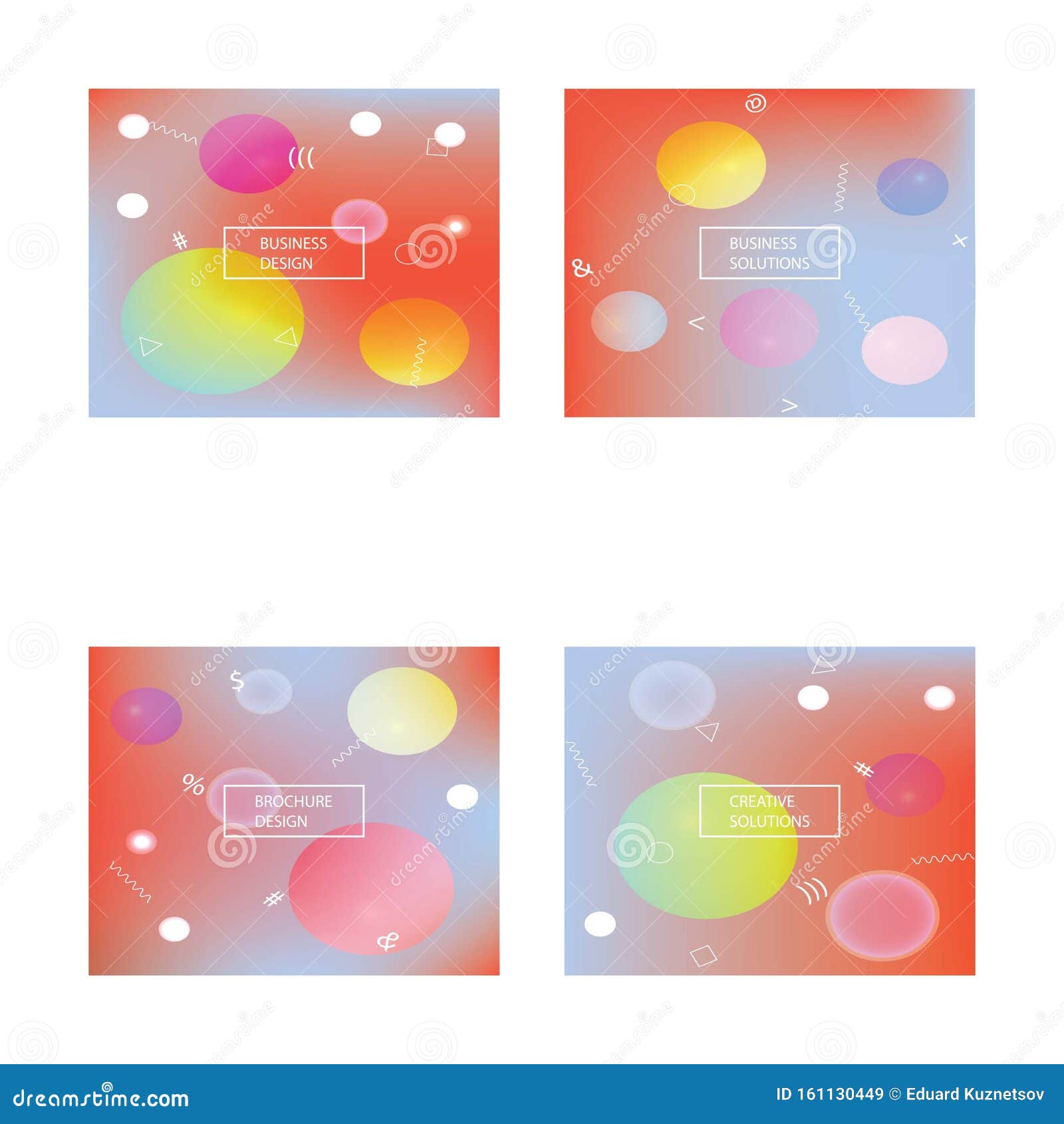 Trendy Modern Abstract Background Stock Illustration - Illustration of ...