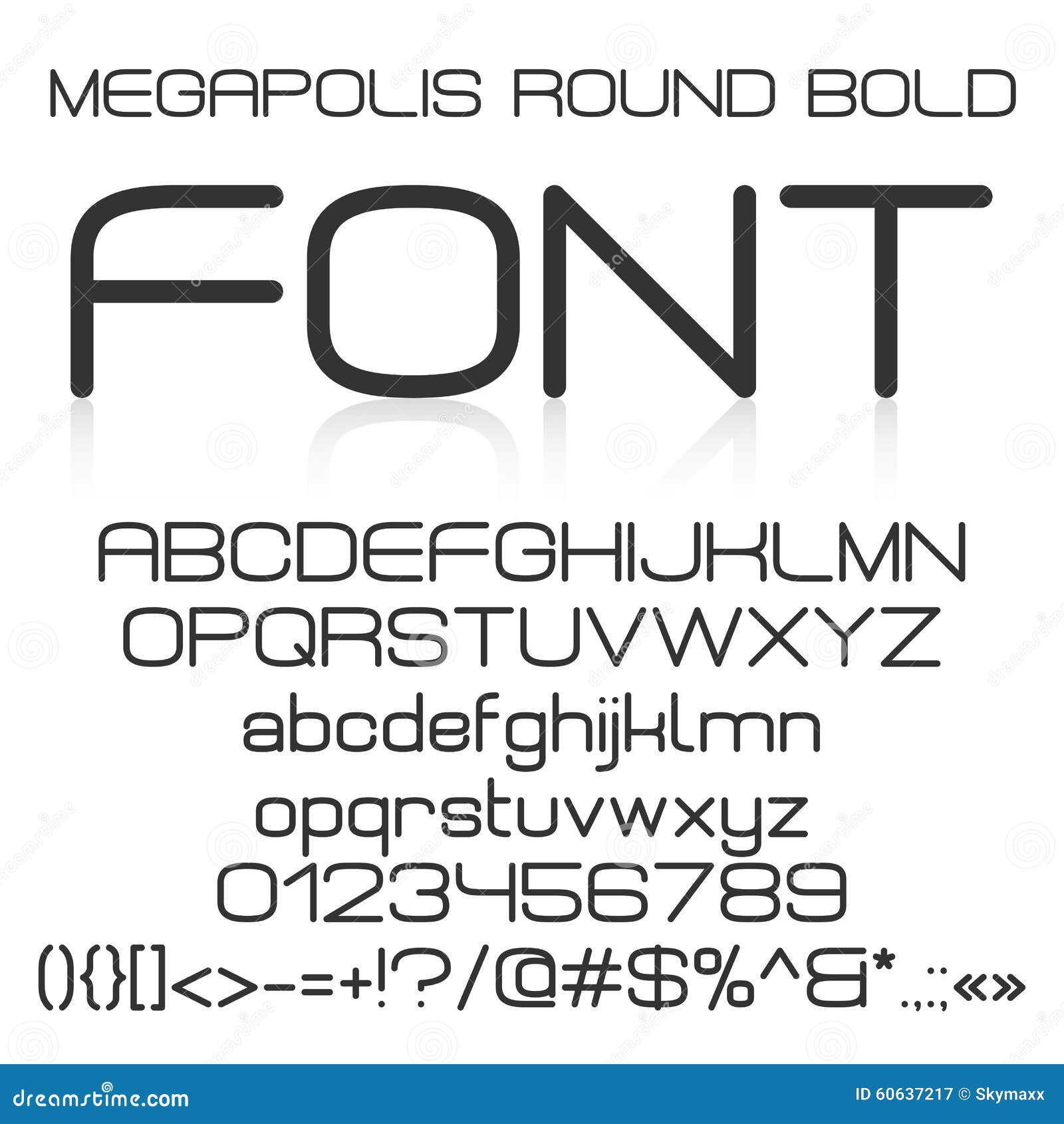 Trendy Modern Elegant Bold Font Alphabet Stock Vector Illustration Of