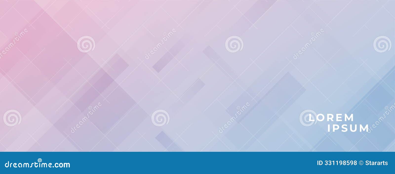 Trendy and Modern Wide Banner with Shade Effect Stock Illustration ...