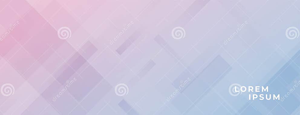 Trendy and Modern Wide Banner with Shade Effect Stock Illustration ...
