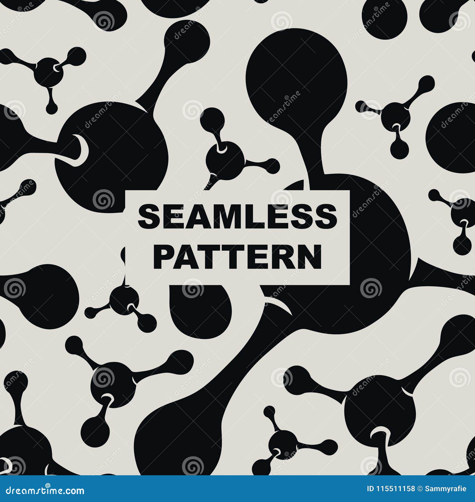 Seamless Molecule Pattern Stock Illustrations – 7,753 Seamless Molecule ...