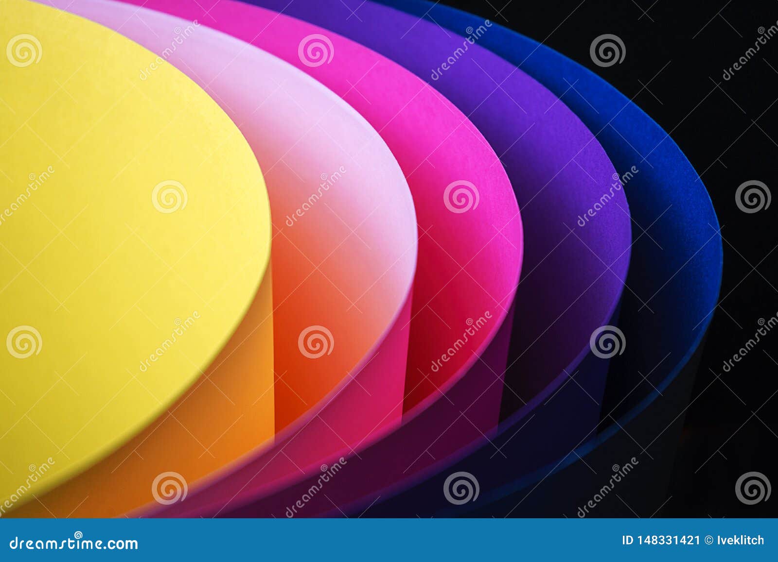 Trendy Multicolor Background from a Cardboard of Different Colors ...