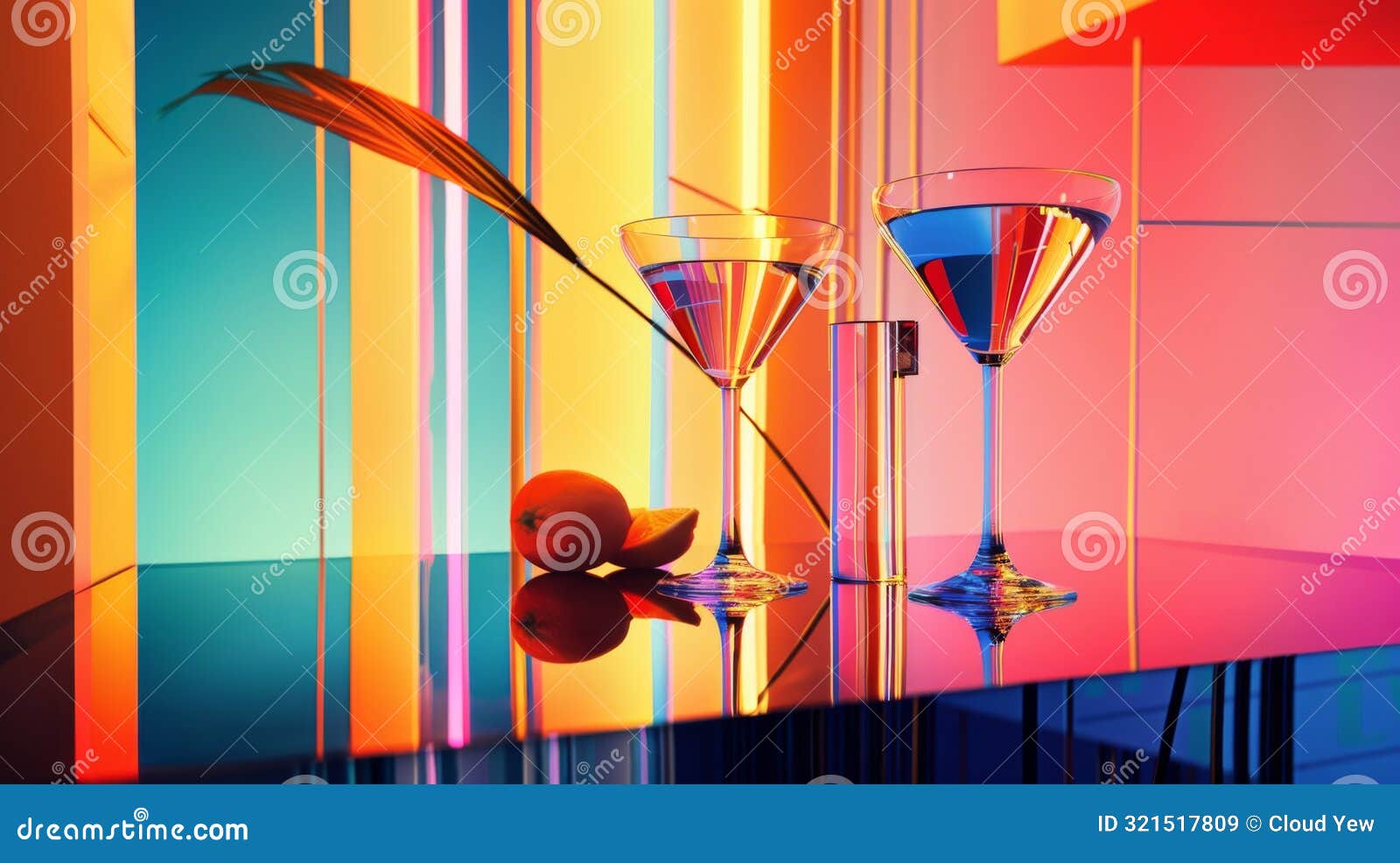 Trendy Party Advertisement Featuring Modern Graphics and Sleek Design ...