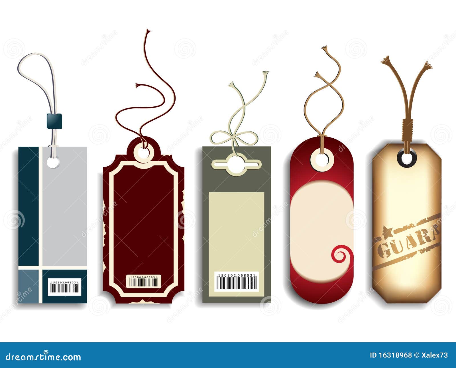 Trendy Price Tags stock vector. Illustration of grunge - 16318968