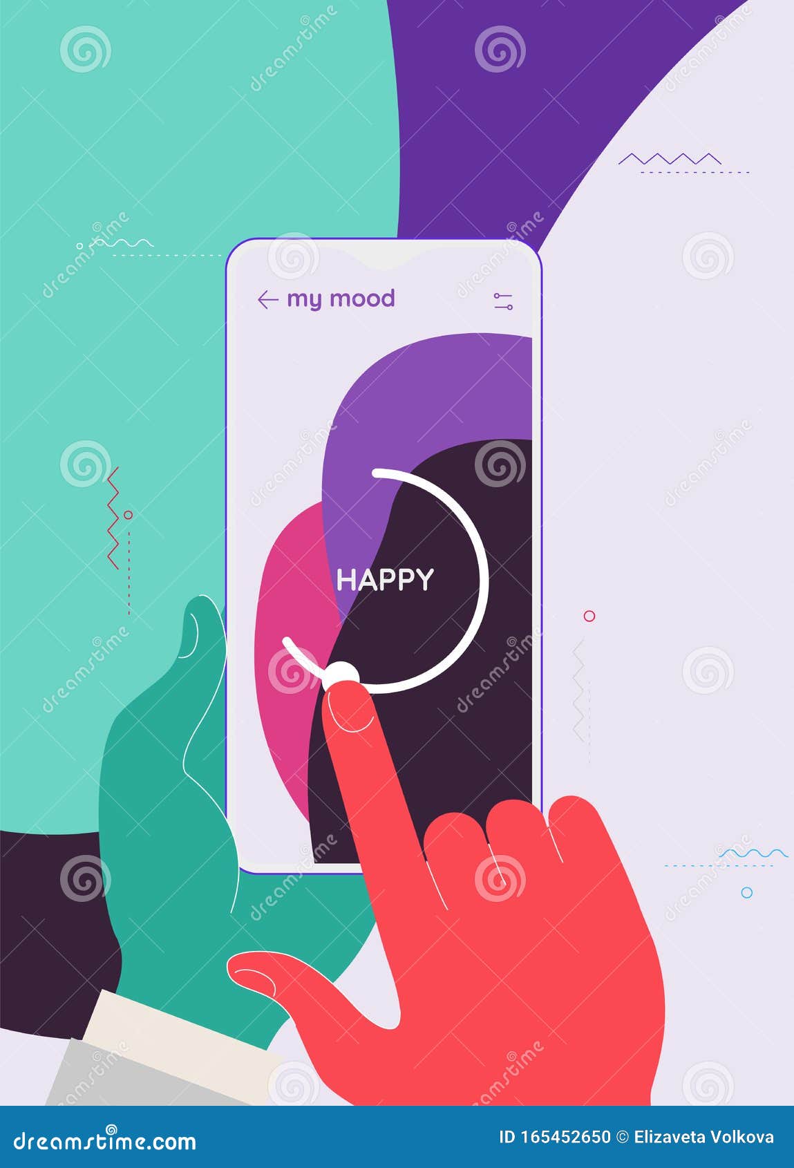 Mood Control Logo Design Template. Colorful Smile Emoticon In Equalizer ...