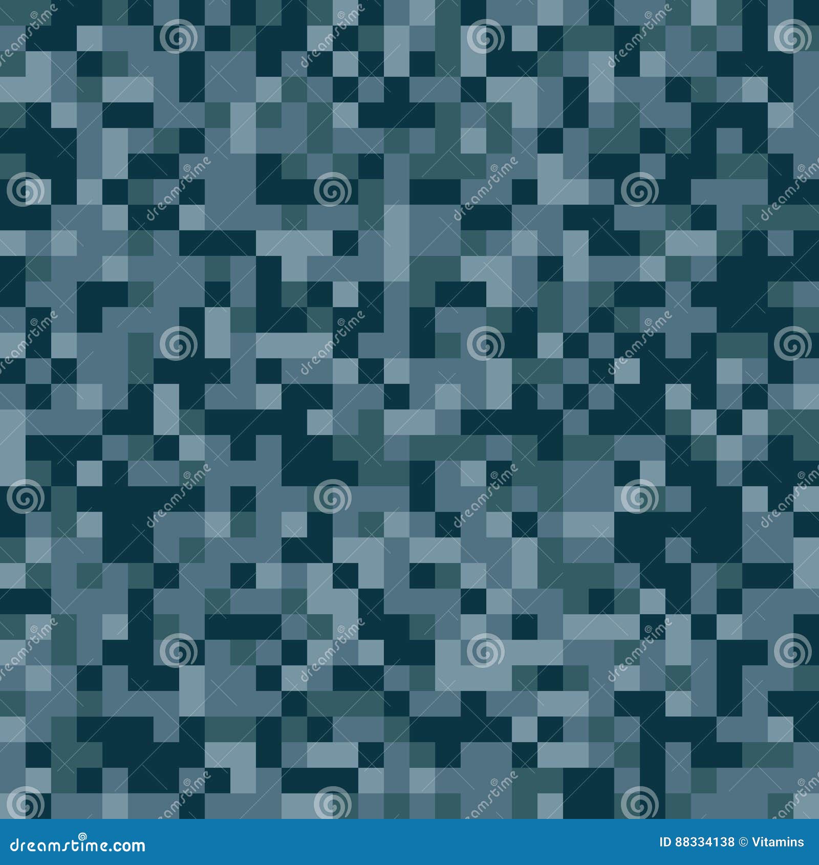 Trendy Seamless Digital Pixel Camouflage Pattern Stock Vector ...