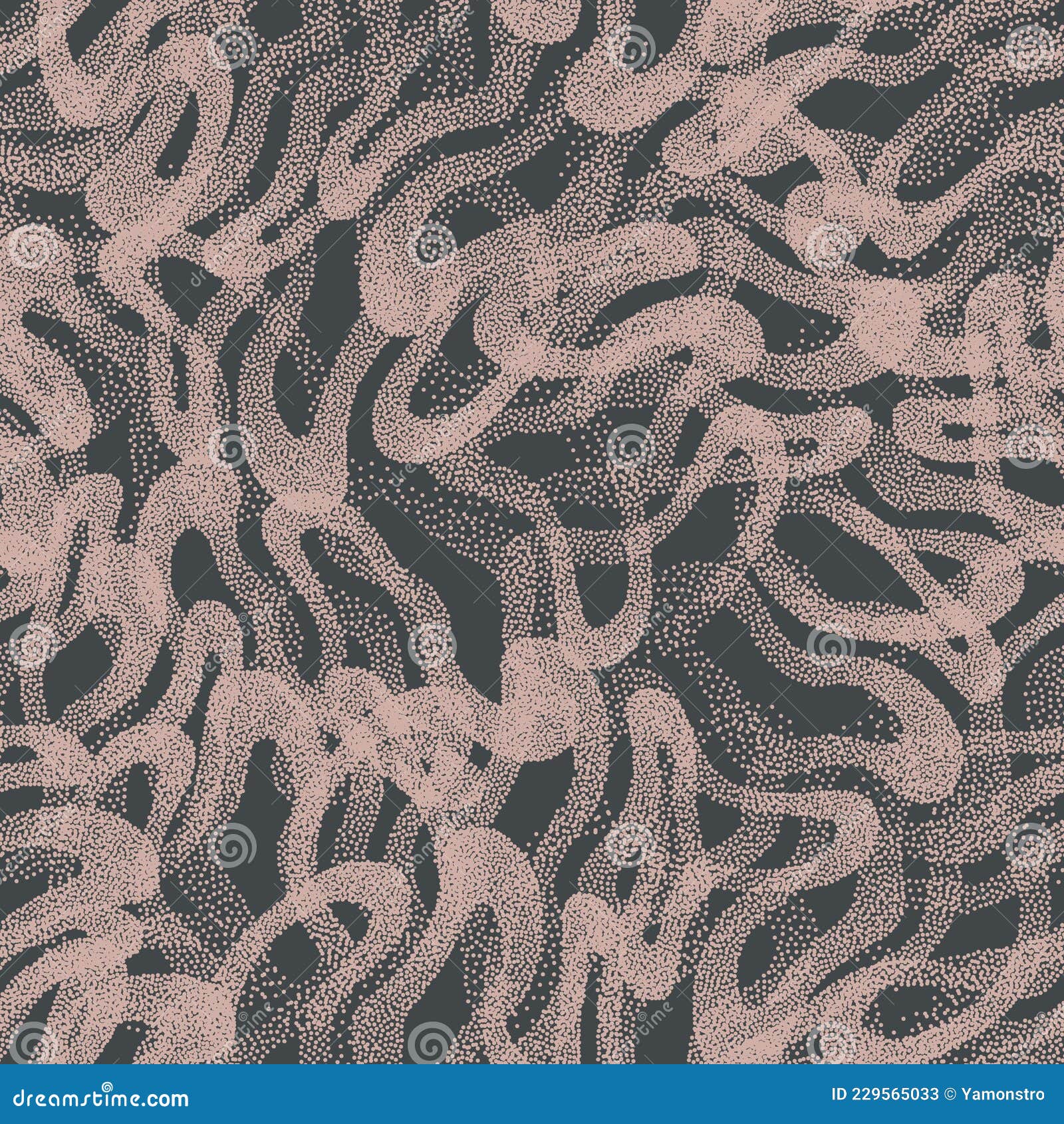 Trendy Seamless Pattern Stippled Tangled Lines Texture Vector Vintage ...