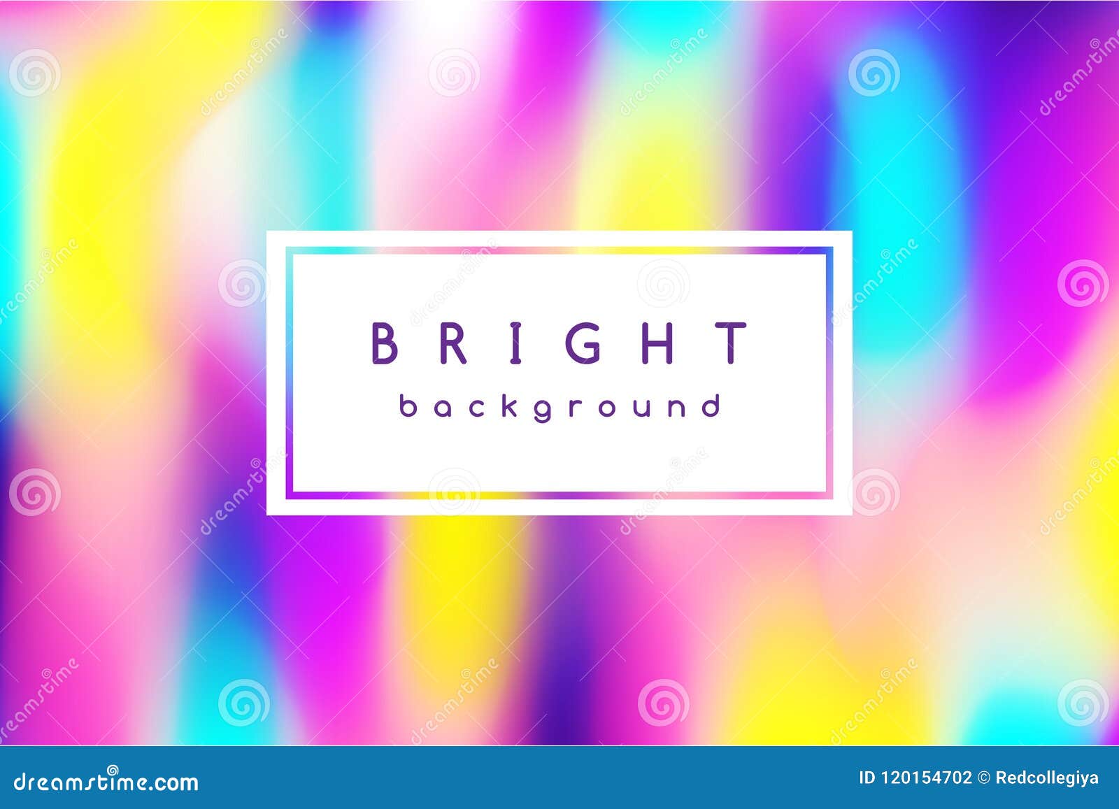 Bright Multicolor Background of Blurred Spots Stock Vector ...