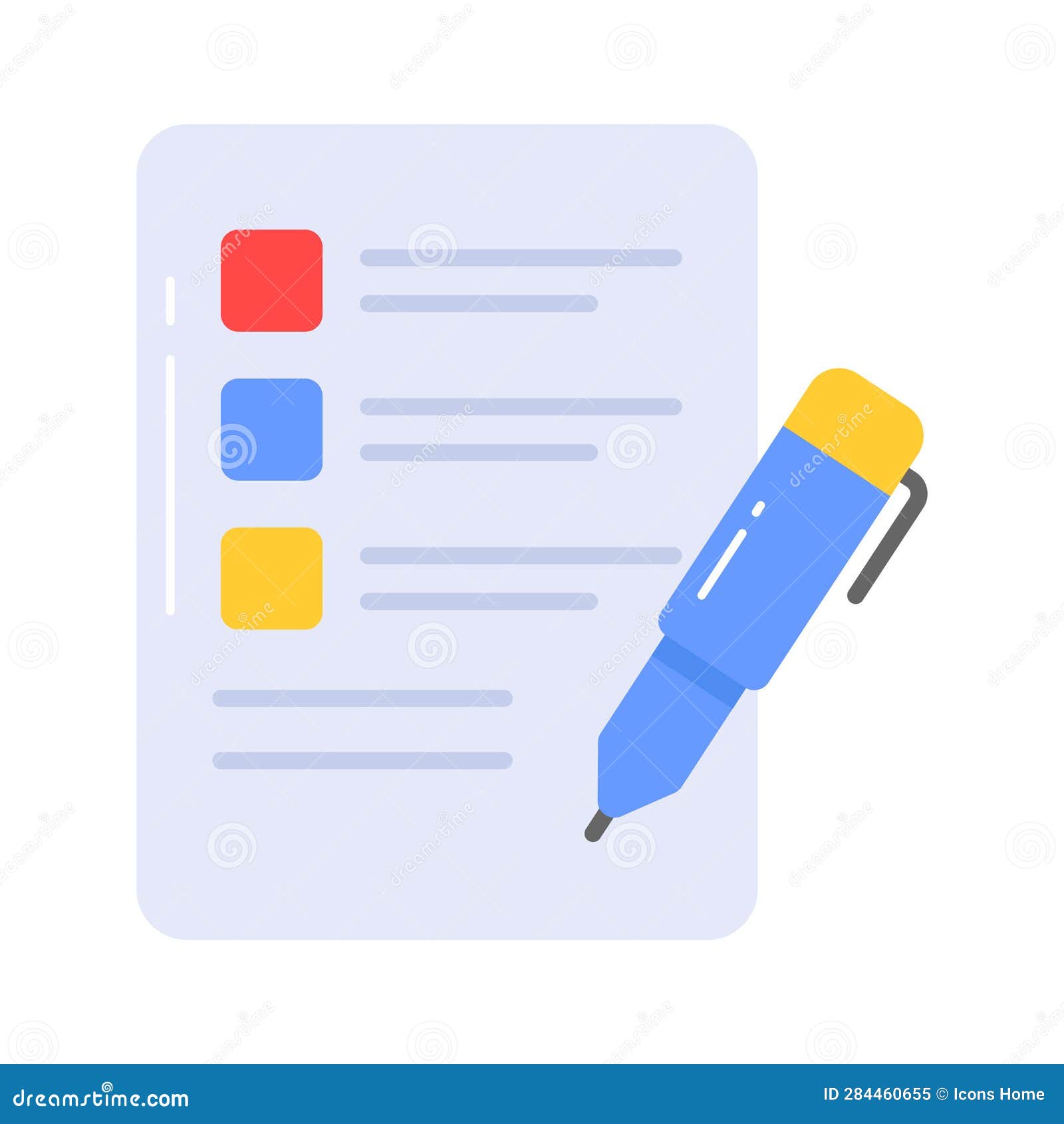 Trendy Vector Design of Survey List, Easy To Use Icon Stock Vector ...