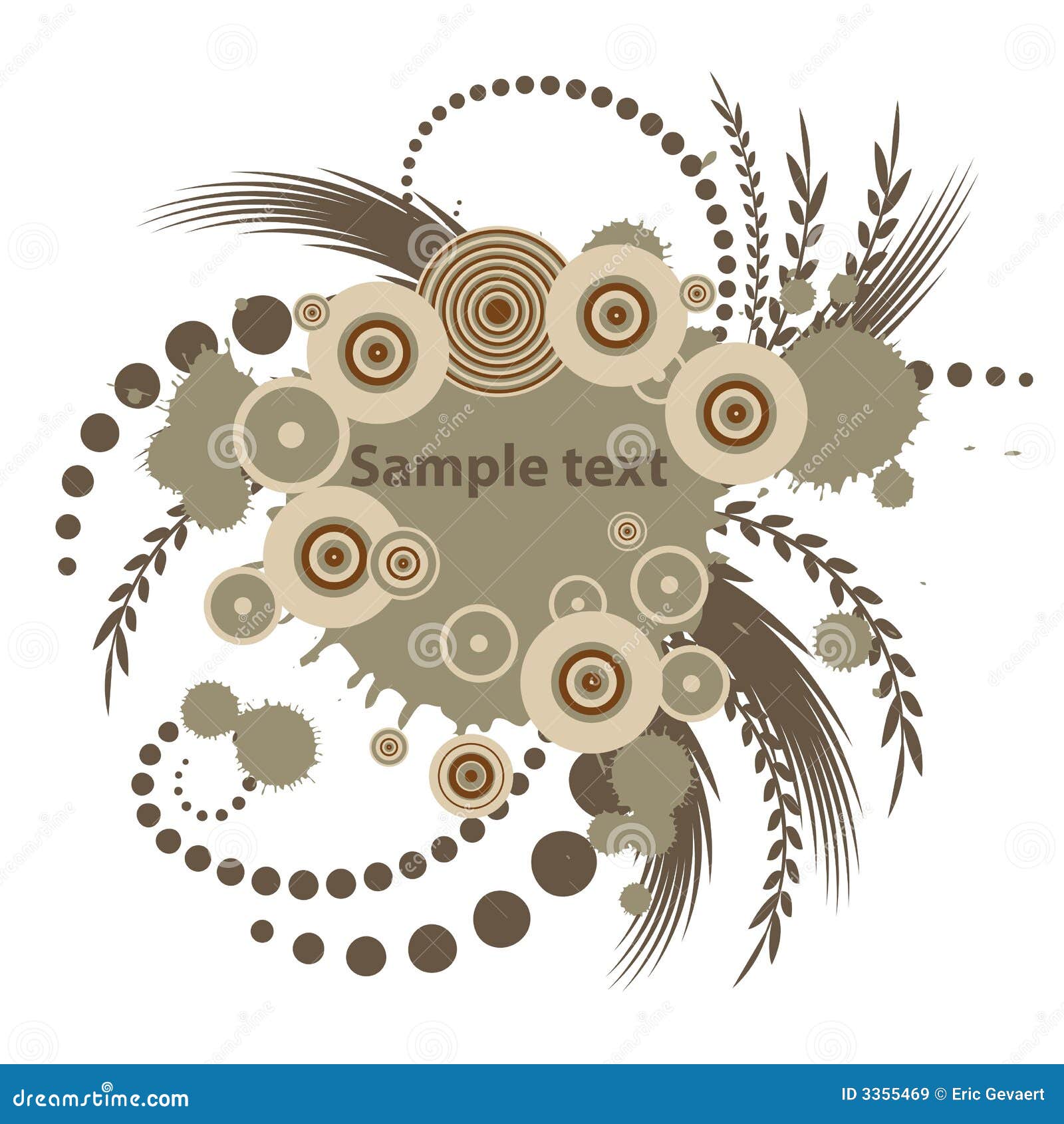 Trendy Vector Floral Design Stock Vector - Illustration of bush, disco ...